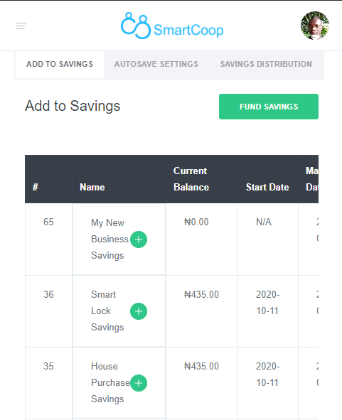 How to set up SmartLock, Goal Oriented Savings Plan and Savings ...